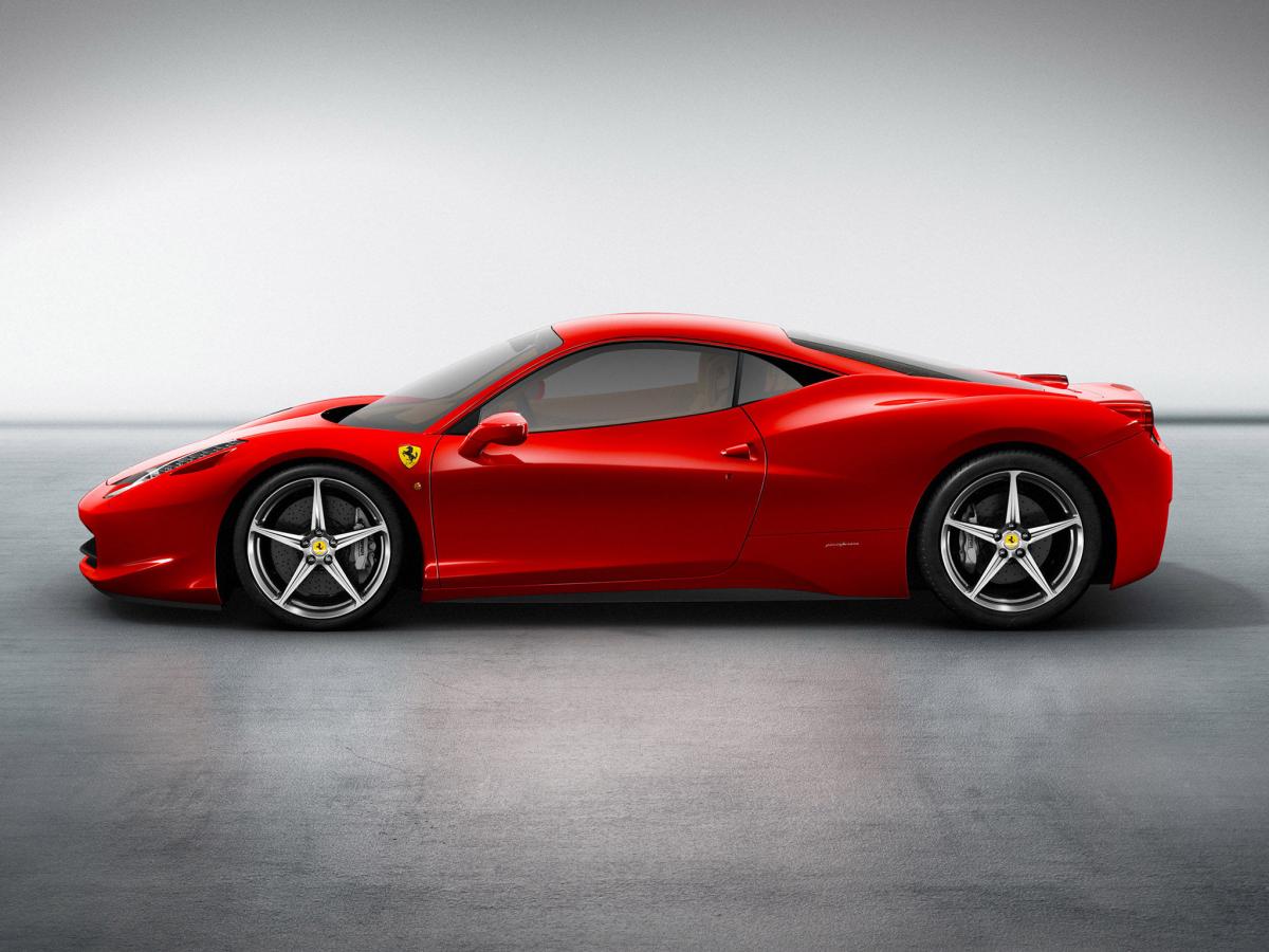 Ferrari 458 technical specifications and fuel economy